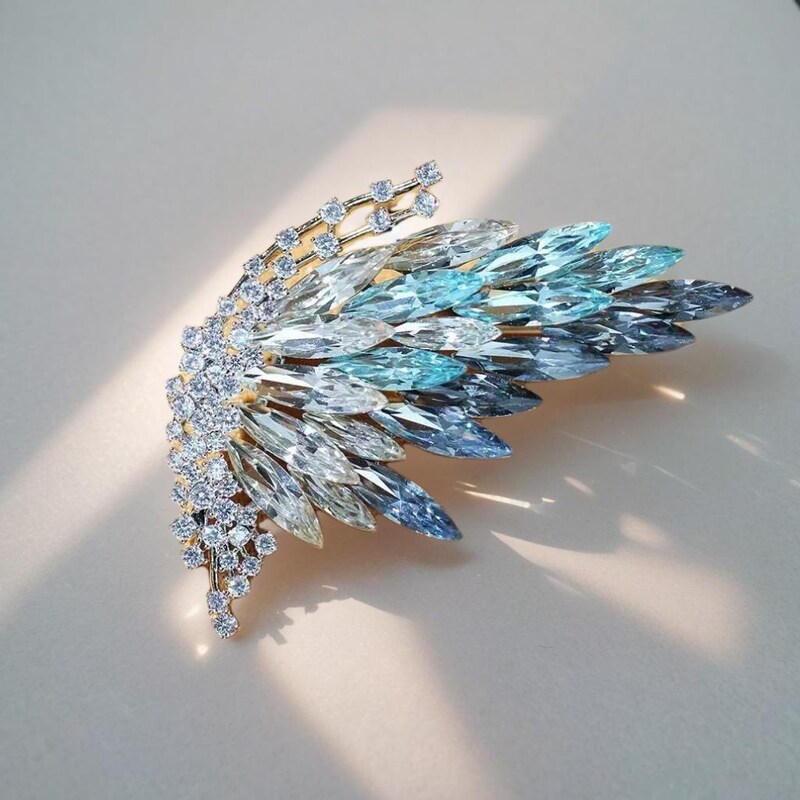 Angel Wing Hair Clip - Etsy