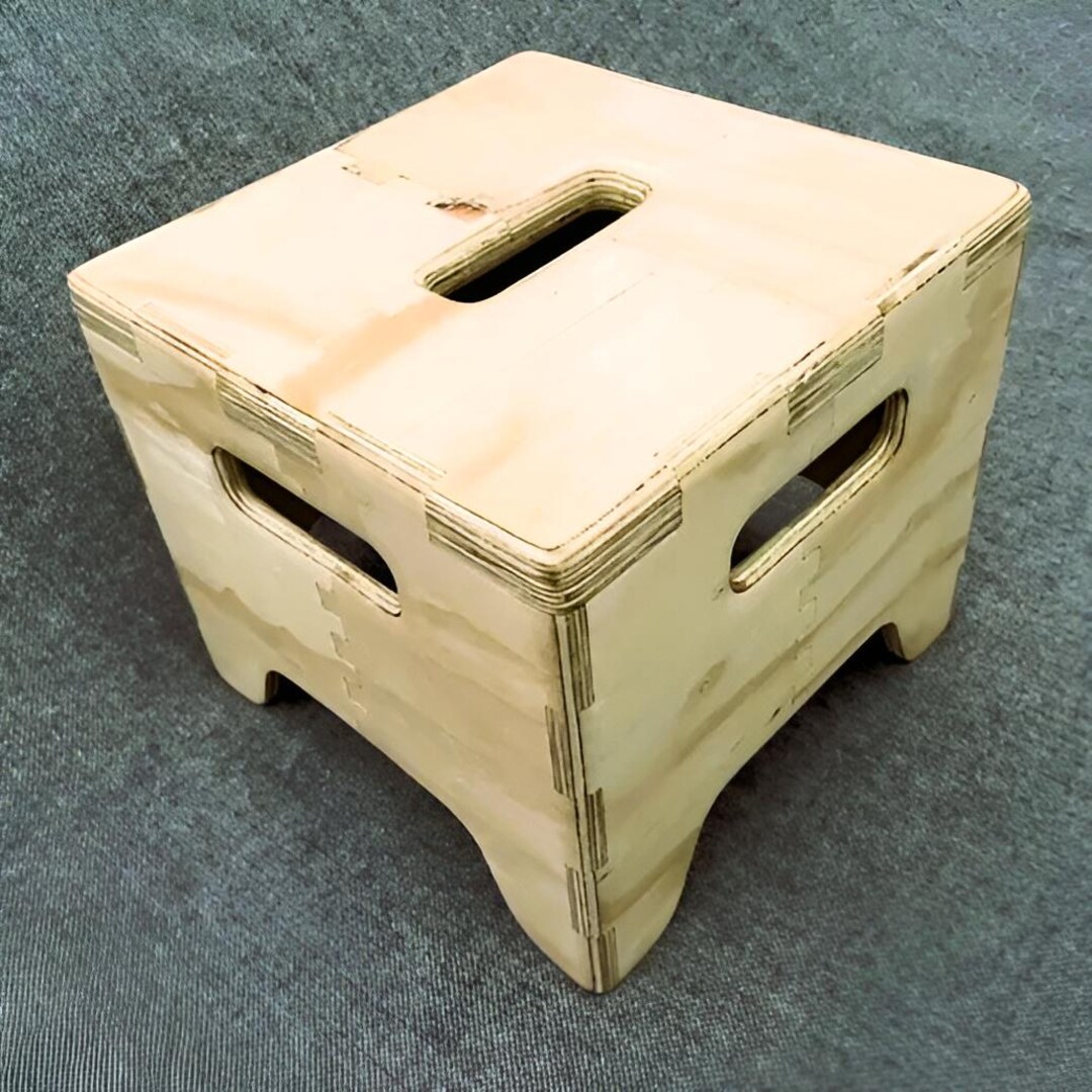 Cnc/laser Cut Stool 12mm Dxf Dwg Eps Pdf Ai Svg and STL - Etsy