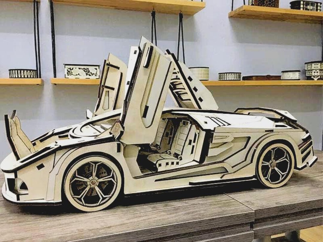 Car Puzzle Toy 3D Model Dxf Svg Ai Cdr - Etsy