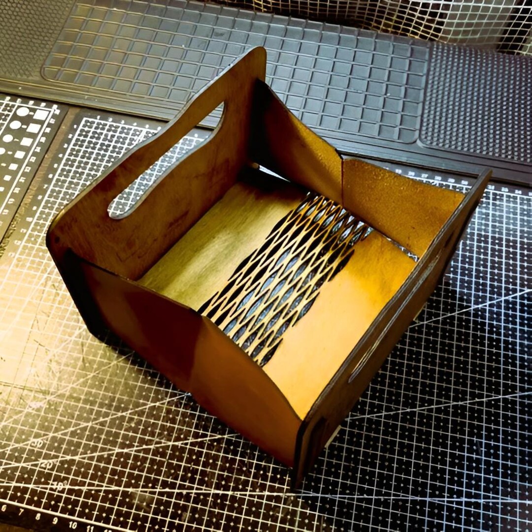 Collapsible Wooden Box Laser Cut Dxf Svg Ai Eps Pdf - Etsy