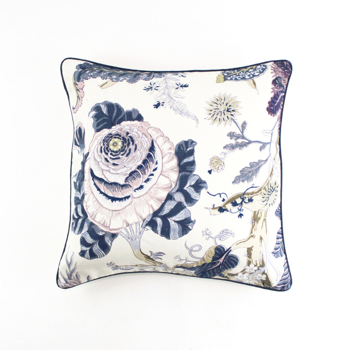 Schumacher Indian Arbre Custom Pillows With Self Welting - Etsy