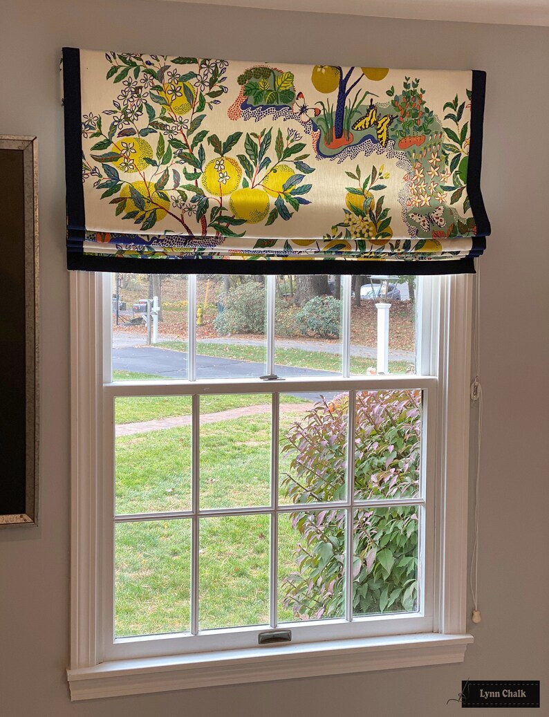 Schumacher Citrus Garden Custom Pillow With Self Welting both - Etsy