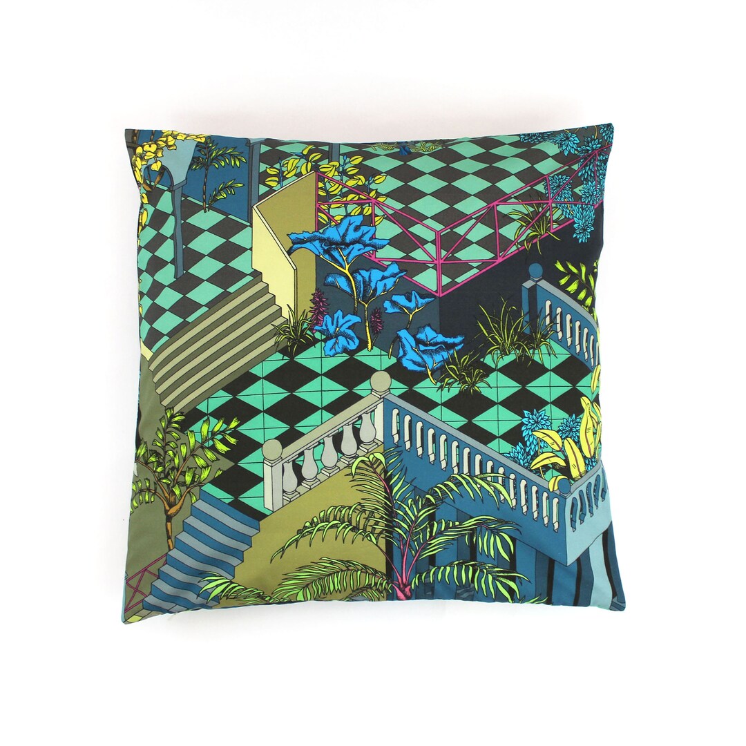 ON SALE - Cole and Sons Miami Viridian F111-2012 Pillow With or Without ...