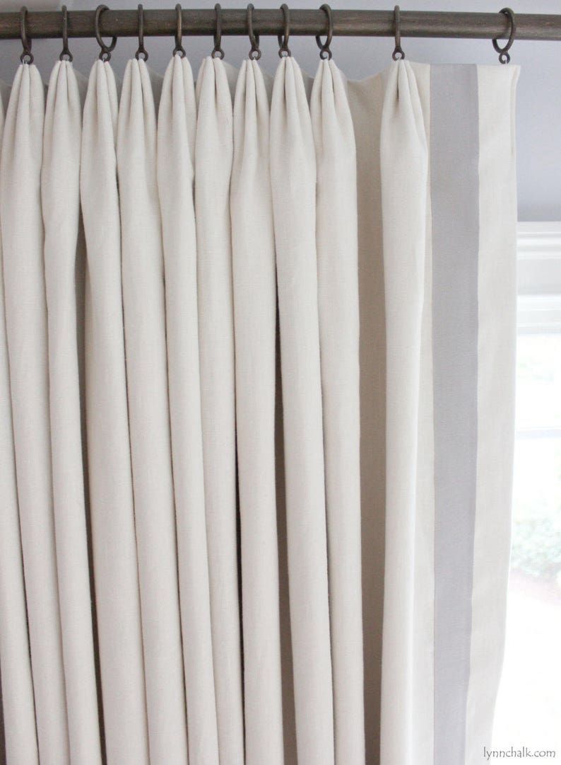 Custom Butterfly Pleated Drapes in Kravet Dublin Linen (comes in 50 ...