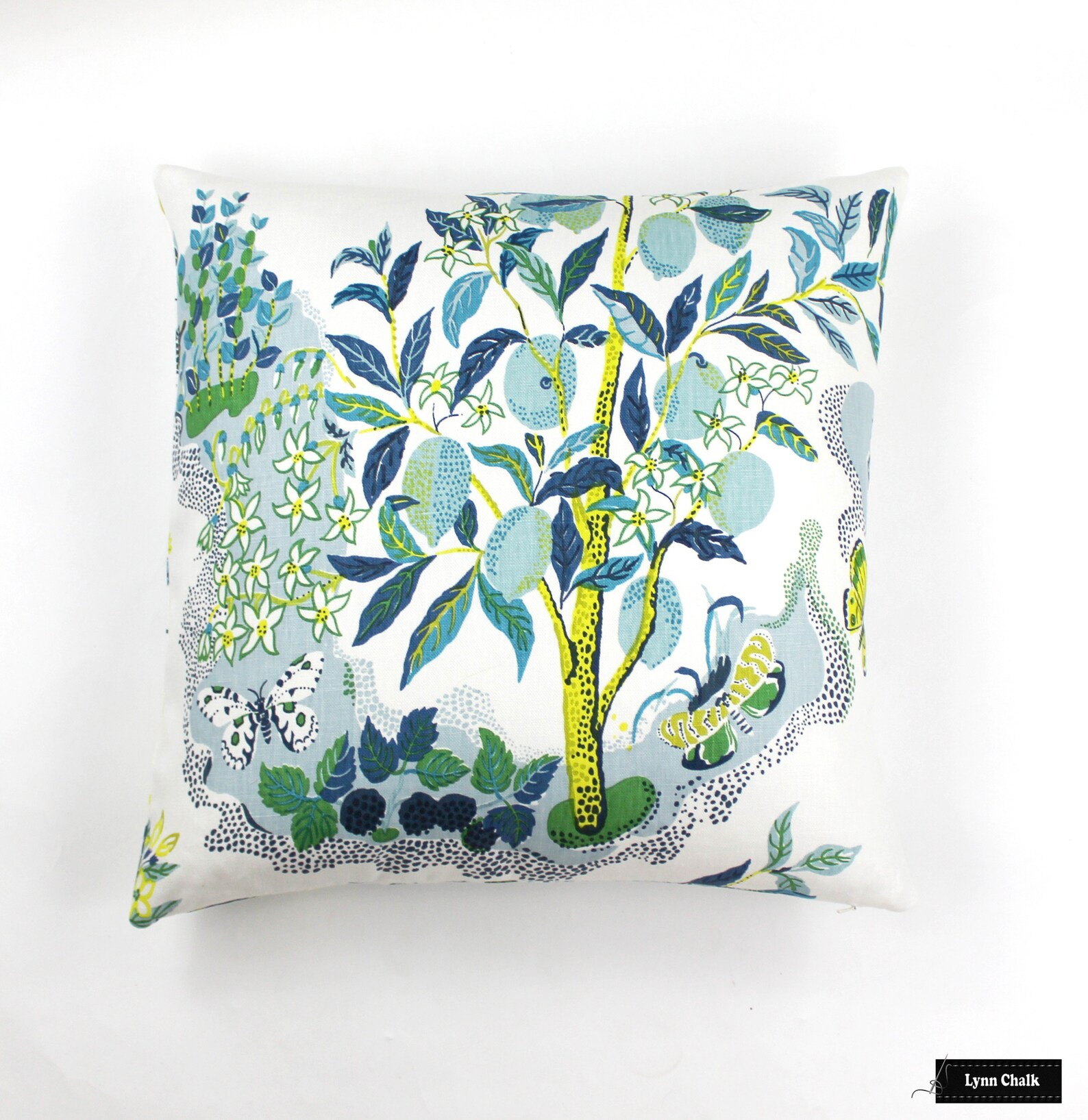 Schumacher Citrus Garden Custom Pillow With Self Welting both | Etsy