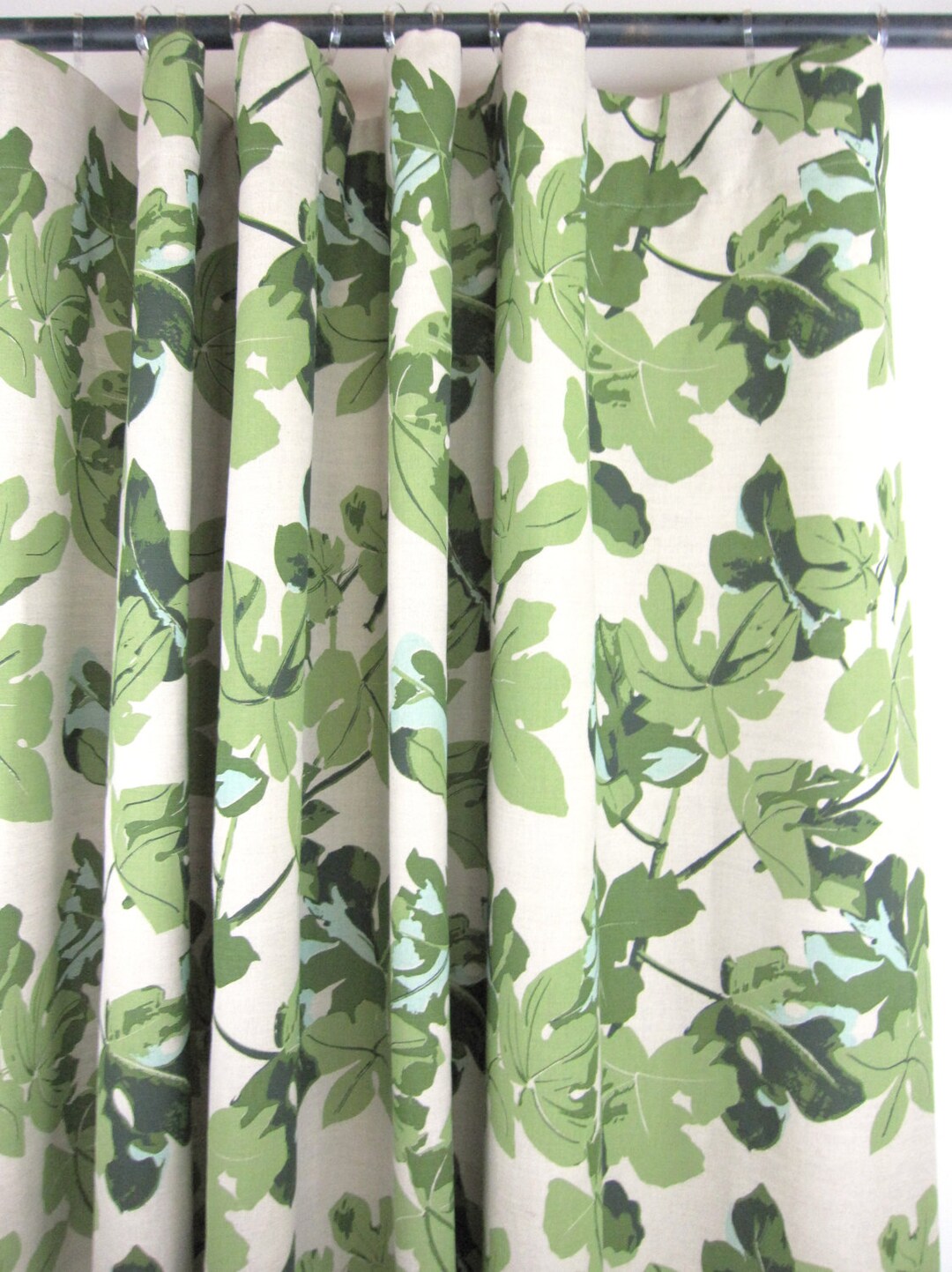 Peter Dunham Fig Leaf Custom Drapes (comes Printed on Natural or White ...
