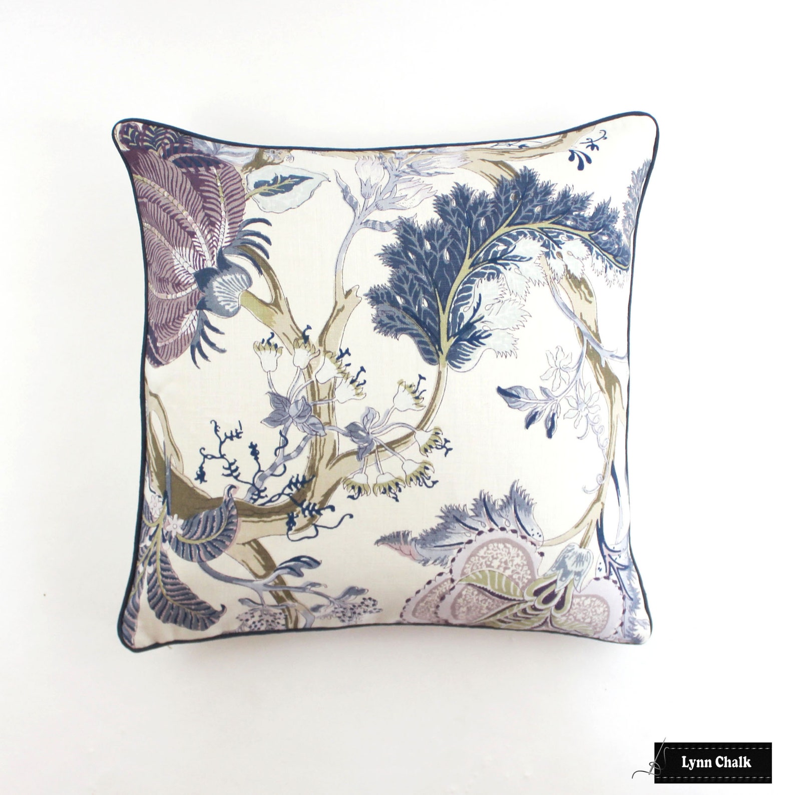 Schumacher Indian Arbre Custom Pillows With Self Welting - Etsy