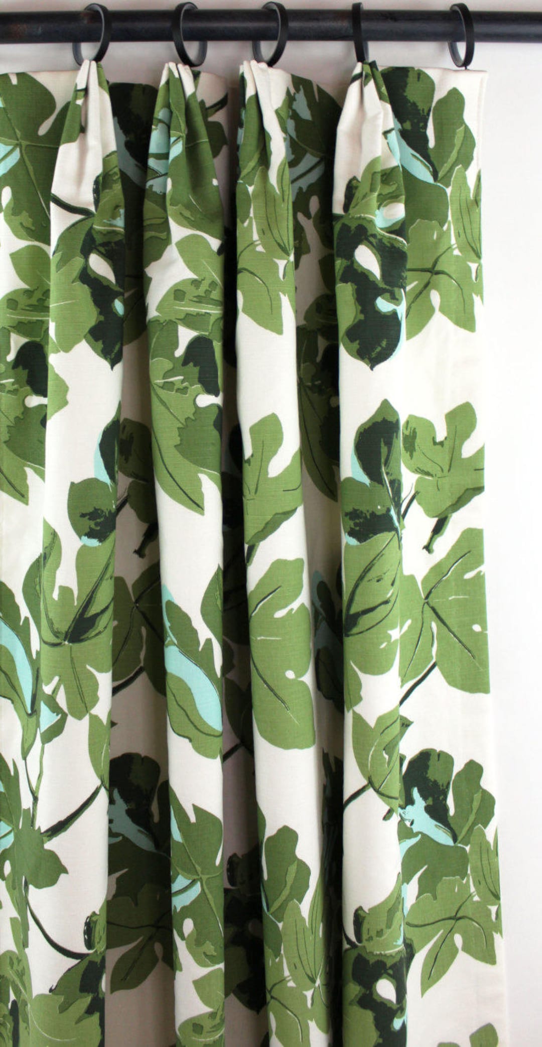 Peter Dunham Fig Leaf Custom Drapes (comes Printed on Natural or White ...