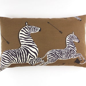 Scalamandre Zebras Pillow (shown in Denim-comes in Other Colors) 2 ...
