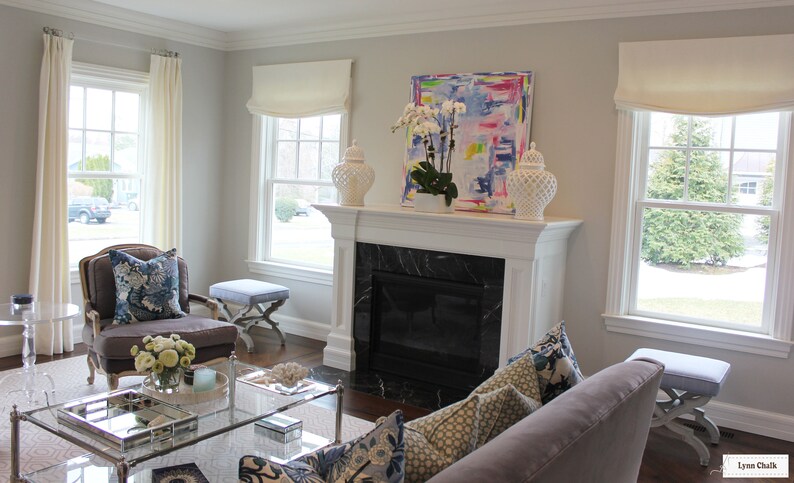 Custom Butterfly Pleated Drapes in Kravet Dublin Linen (comes in 50 ...