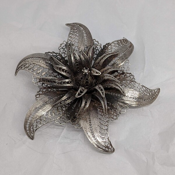 Filigree Brooch - Etsy