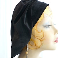 Luxury Velvet Bakers Boy Cap 70s Style Pimp Hat Bright, Dark or Muted ...