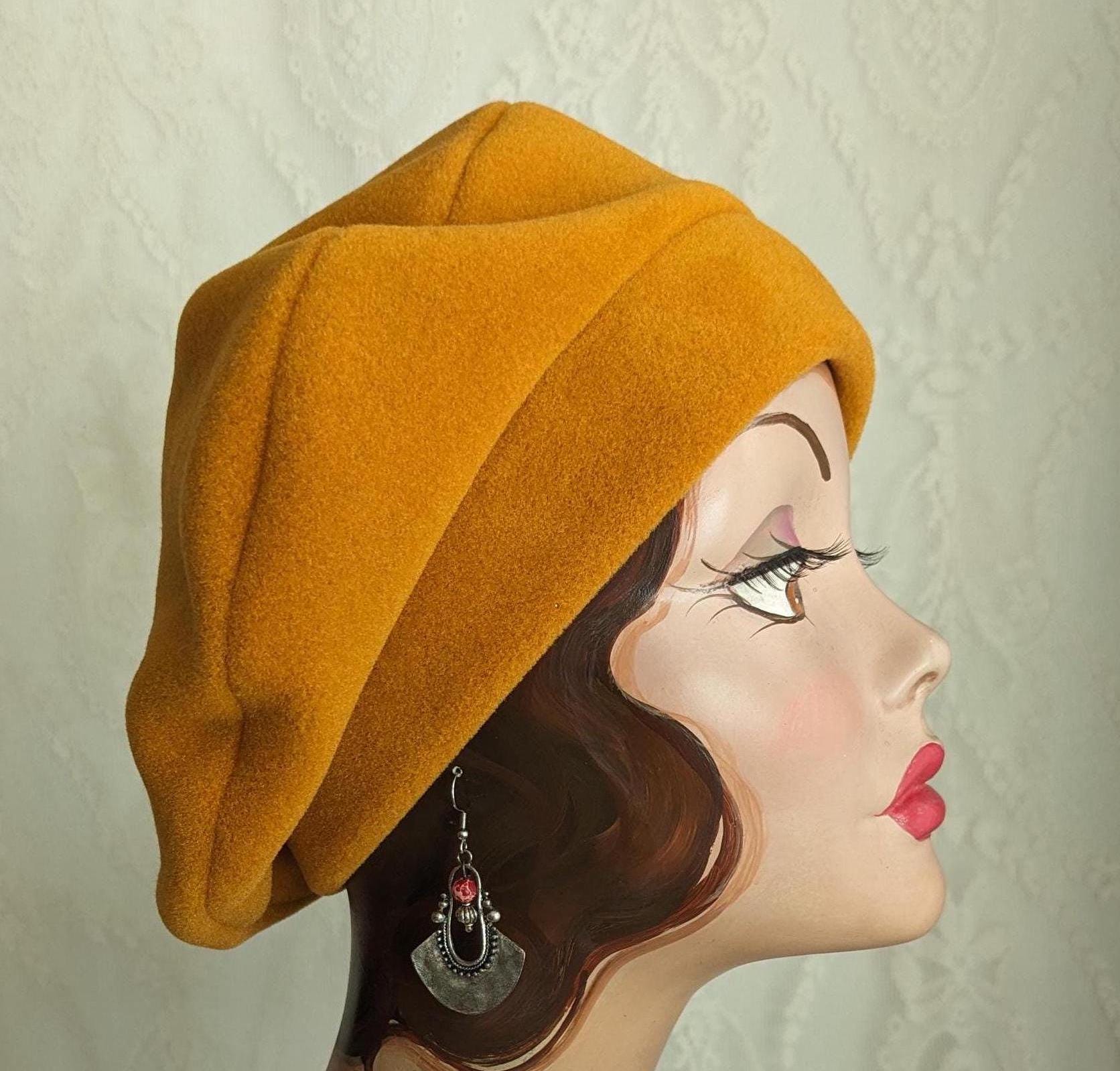Saffron Polar Fleece Beret, Fleece Beret, for Men or Women - Etsy