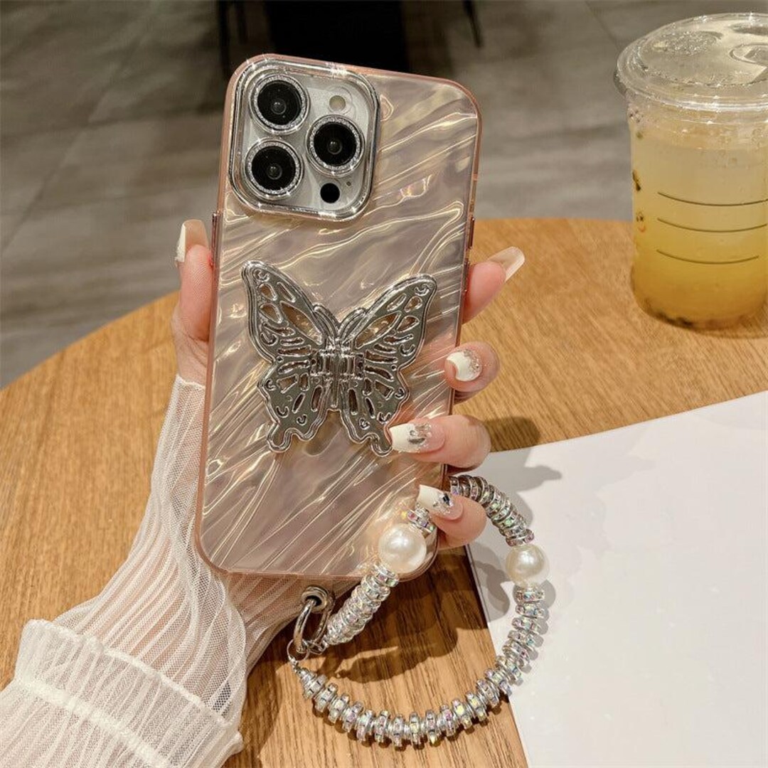 Water Ripple Lens Protector Butterfly Silicone Phone Case - Etsy