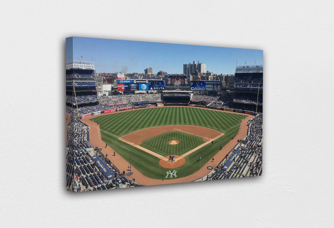Yankee Stadium Canvas Wall Art Design / Tempered Glass Wall Art Design ...