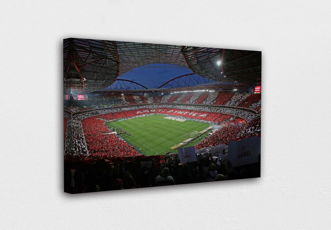 Benfica Stadium Canvas Wall Art Design / Glass Wall Art Design | Poster ...