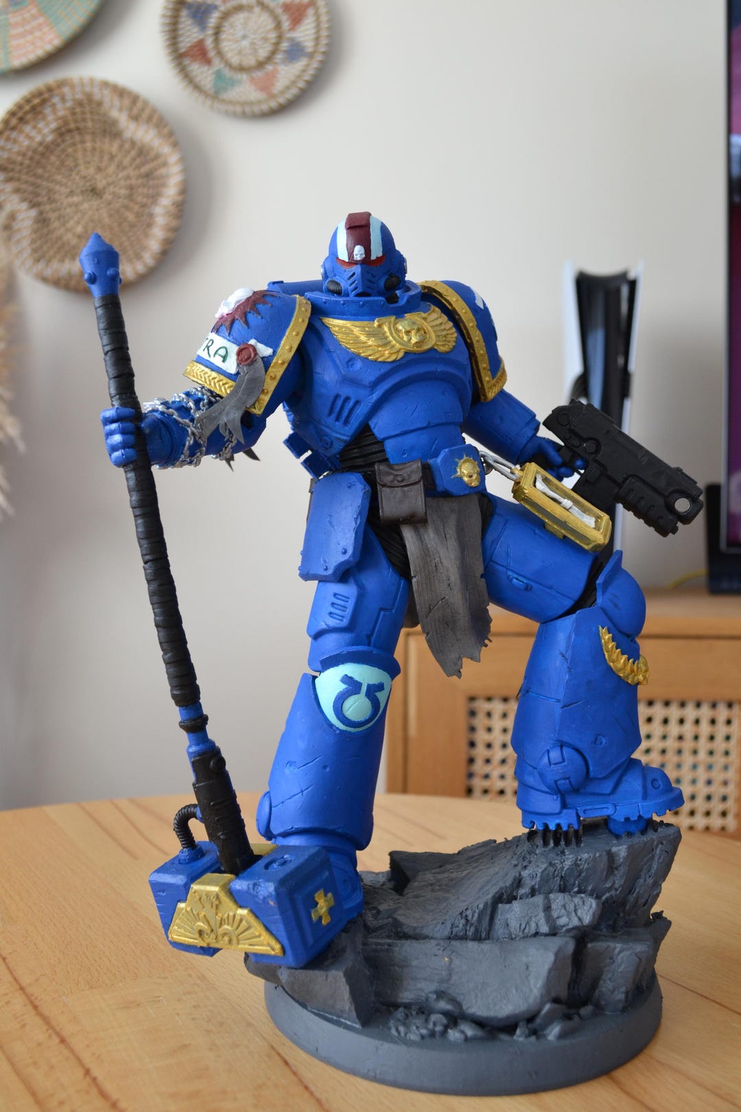 Captain Titus Resin Statue – Warhammer 40K Inspired Fan Art, 3D Printed ...