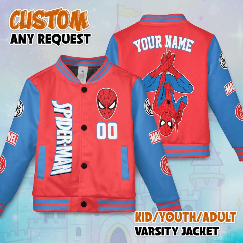 Spiderman Jacket - Etsy