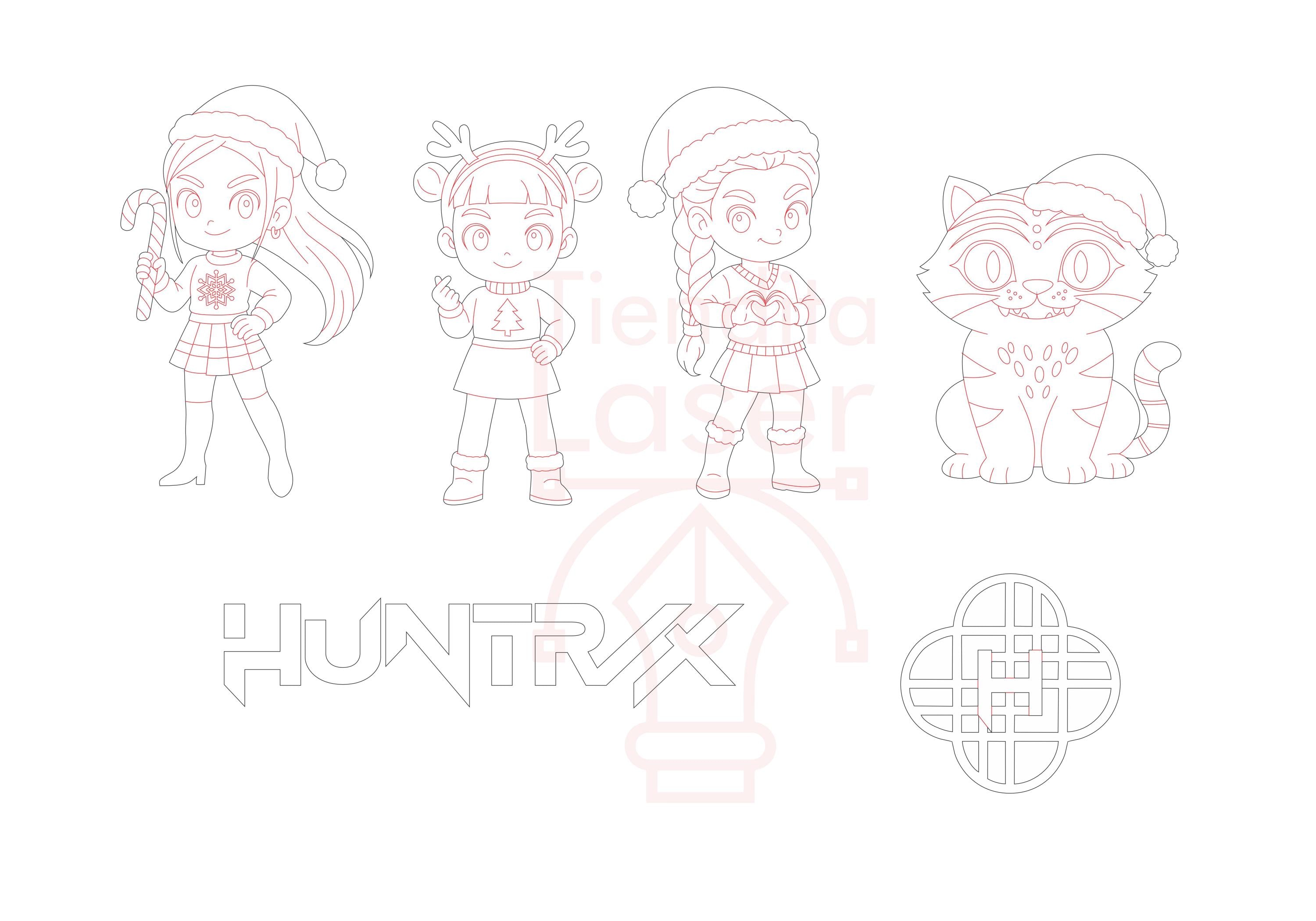 Kpop Demon Hunters Christmas Edition | Rumi Mira Zoey & Derpy Cat ...