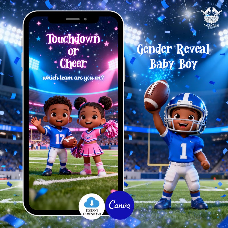 Gender Reveal Football - Etsy