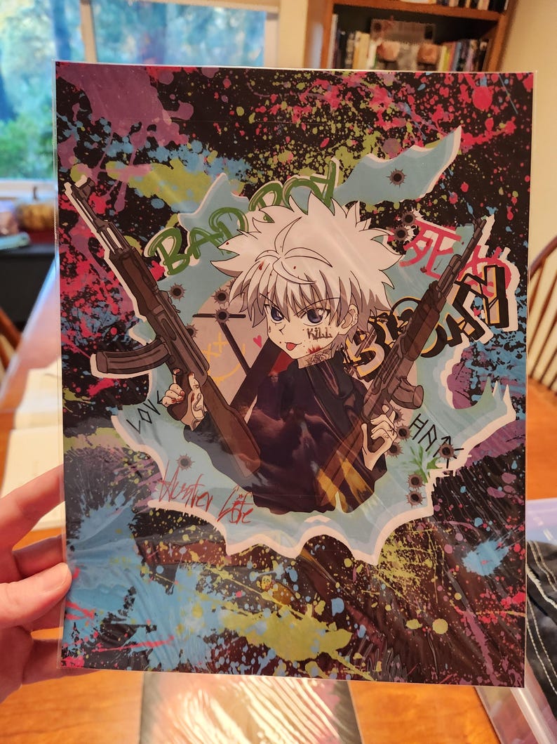 Hunter X Hunter Killua Zoldyck AK Poster - Etsy