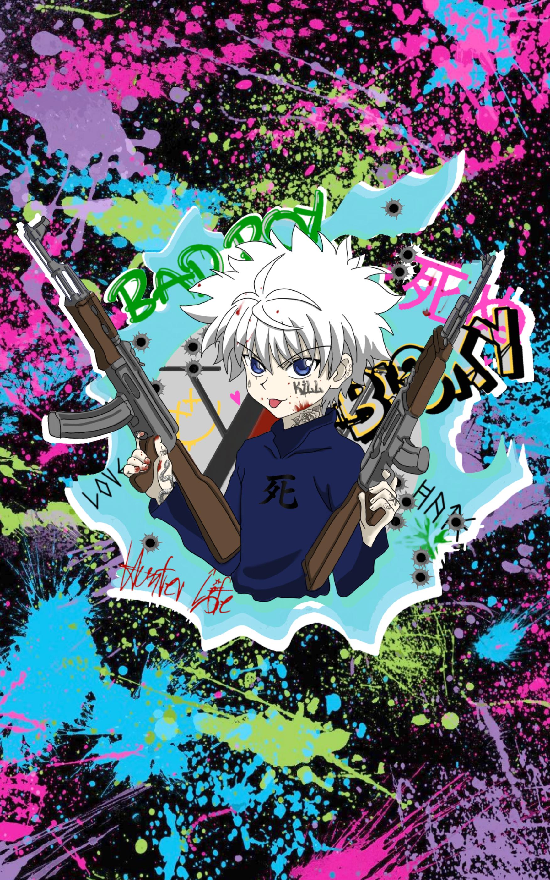Hunter X Hunter Killua Zoldyck AK Poster - Etsy