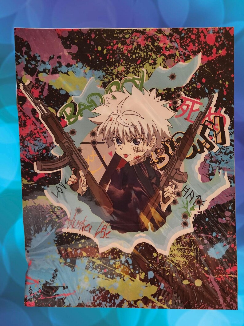 Hunter X Hunter Killua Zoldyck AK Poster - Etsy
