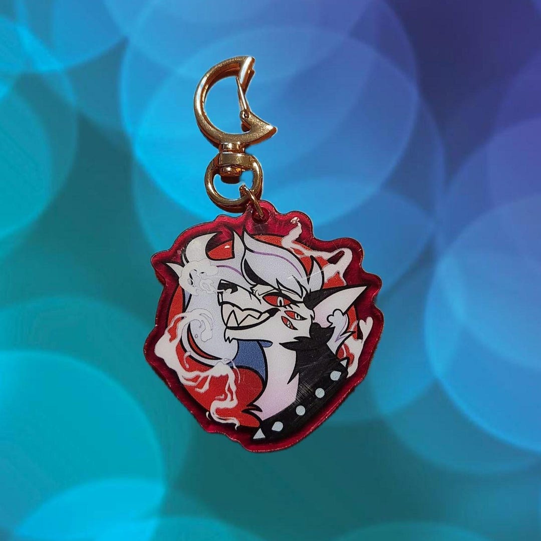 Loona Head (full Transformation) Helluva Boss Keychain - Etsy