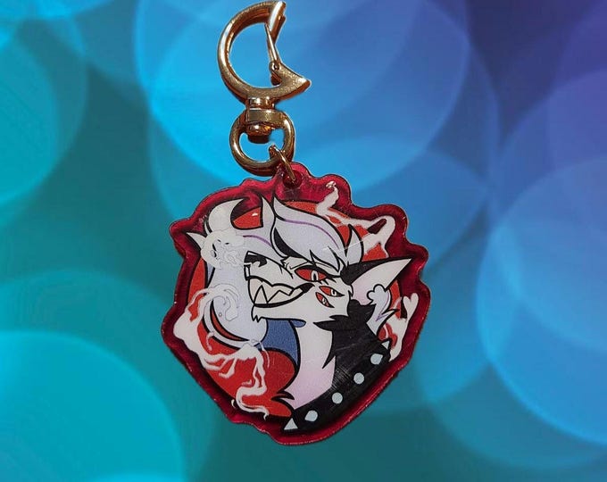 Loona Head (full Transformation) Helluva Boss Keychain - Etsy