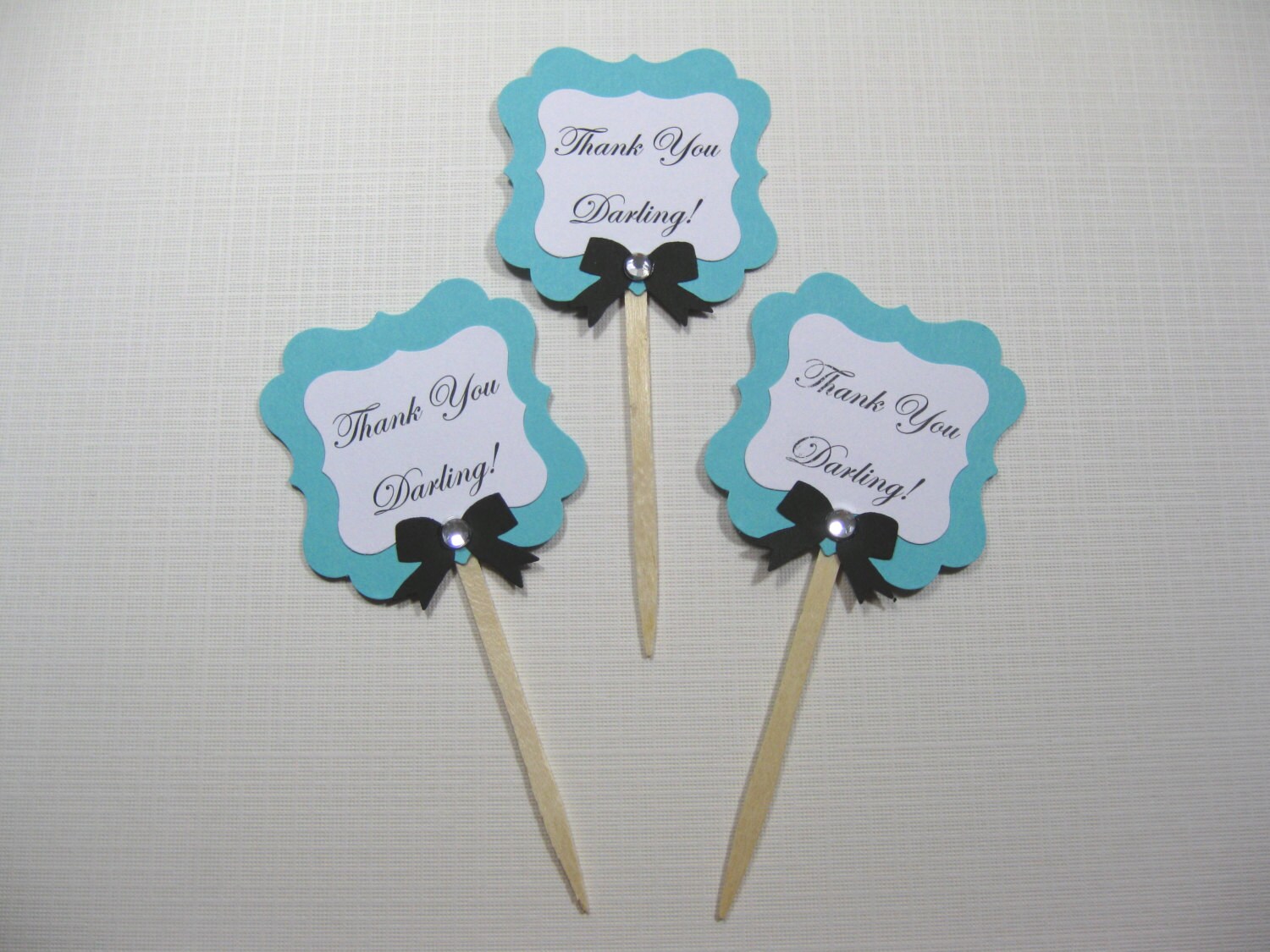 Set of 10 Audrey Hepburn Breakfast at Tiff Cupcake Toppers - Darling ...
