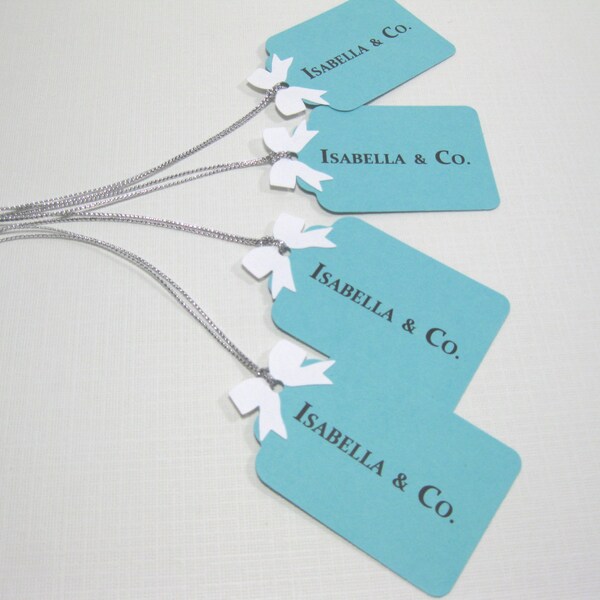 Aqua Tags - Etsy