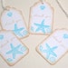 10 Beach Seashore Destination Wedding Favor Tags or Bridal - Etsy