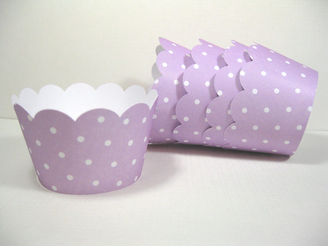 12 Scalloped Standard Size Cupcake Wrappers Cupcake Holder - Etsy Australia