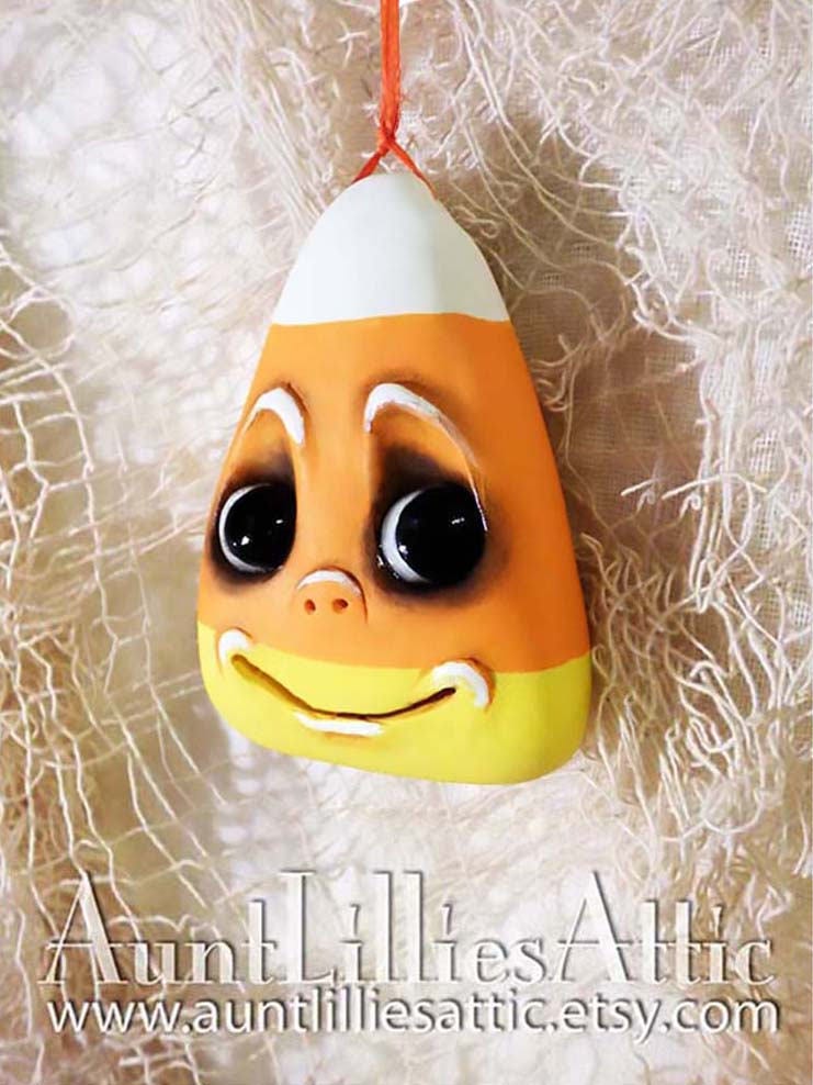 Fall Decoration, Thanksgiving, Autumn, Happy Candy Corn Ornament ...