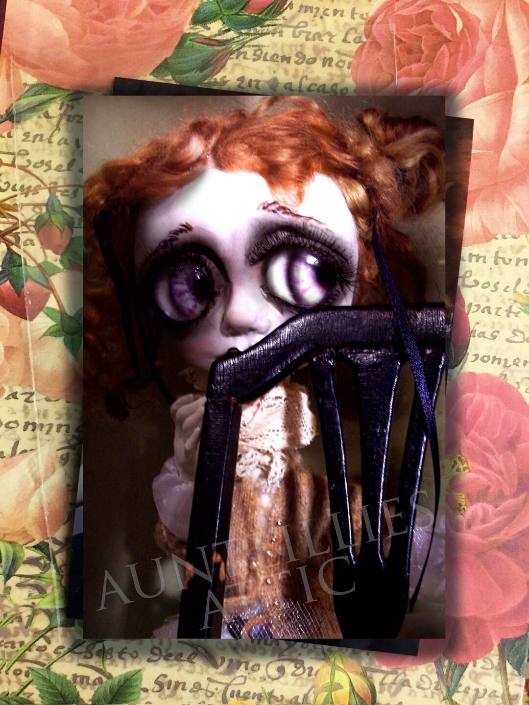 Creepy Cute Girl, Gothic Art, Gothic Gift, Afraid of the Dark ...