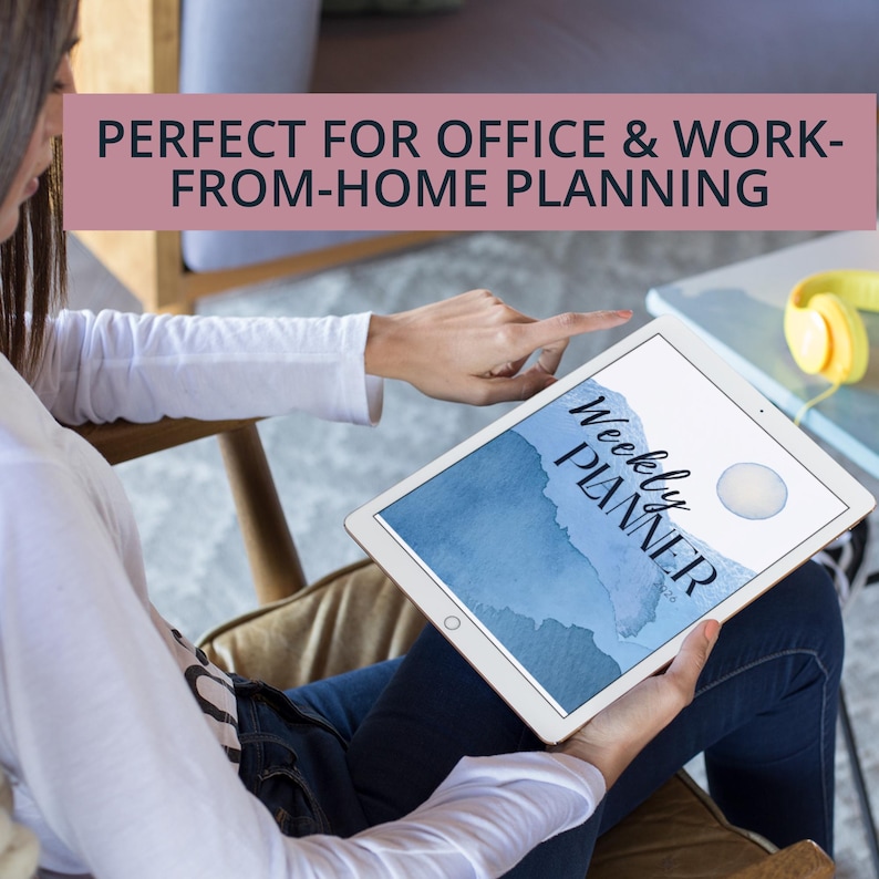 2026 Digital Weekly Planner for Professionals | Minimalist iPad Planner ...