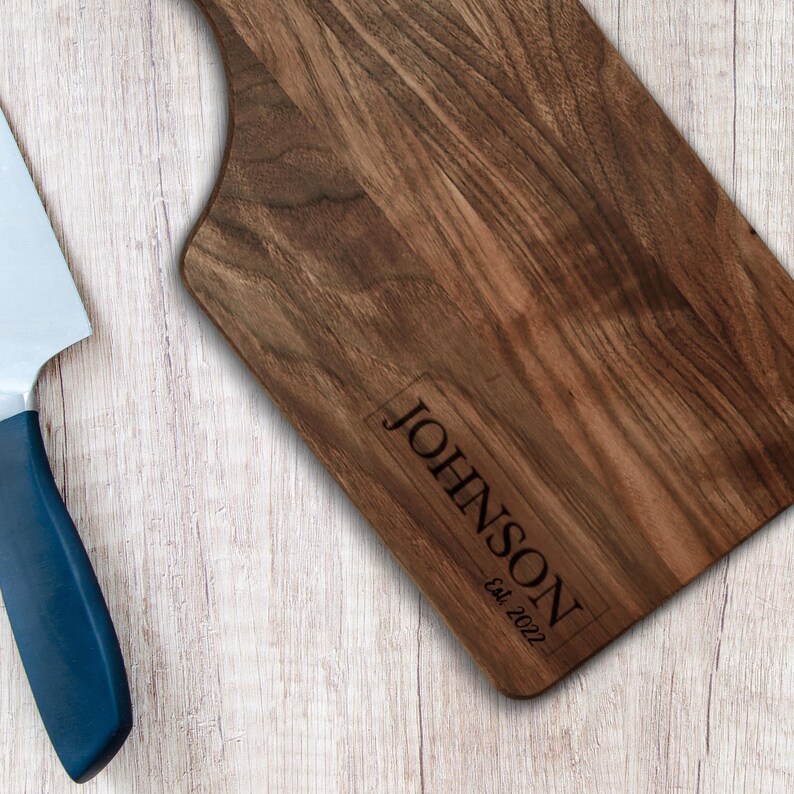 Personalized Engraved Wooden Cutting Board Custom Kitchen Decor ...