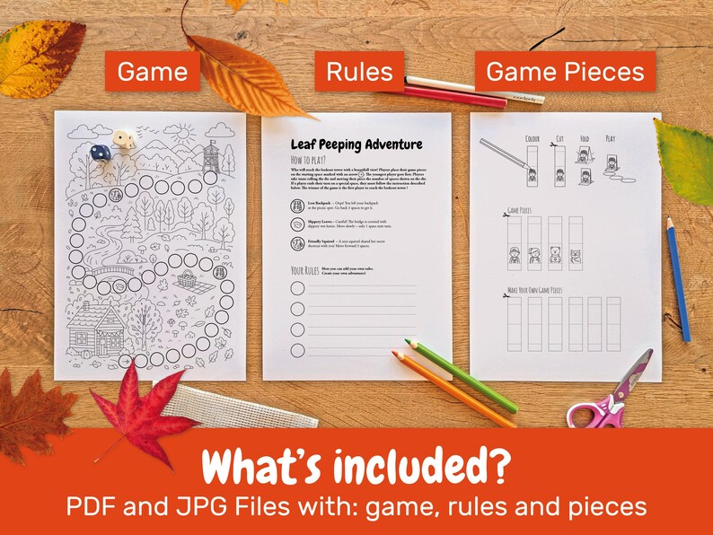 Nature Exploration Board Game Printable for Kids | DIY Scavenger Hunt ...