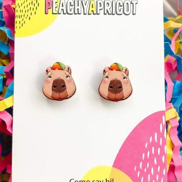 Capybara Earrings - Etsy