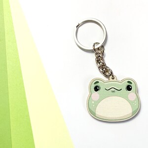 Cute Frog Keychain Frog Charm Kawaii Keychain Frog Gifts - Etsy