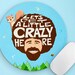 Bob Ross Squirrel Mouse Pad | Let's Get Crazy Bob Ross the Joy of ...