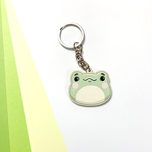 Cute Frog Keychain, Frog Charm, Kawaii Keychain, Frog Gifts - Etsy