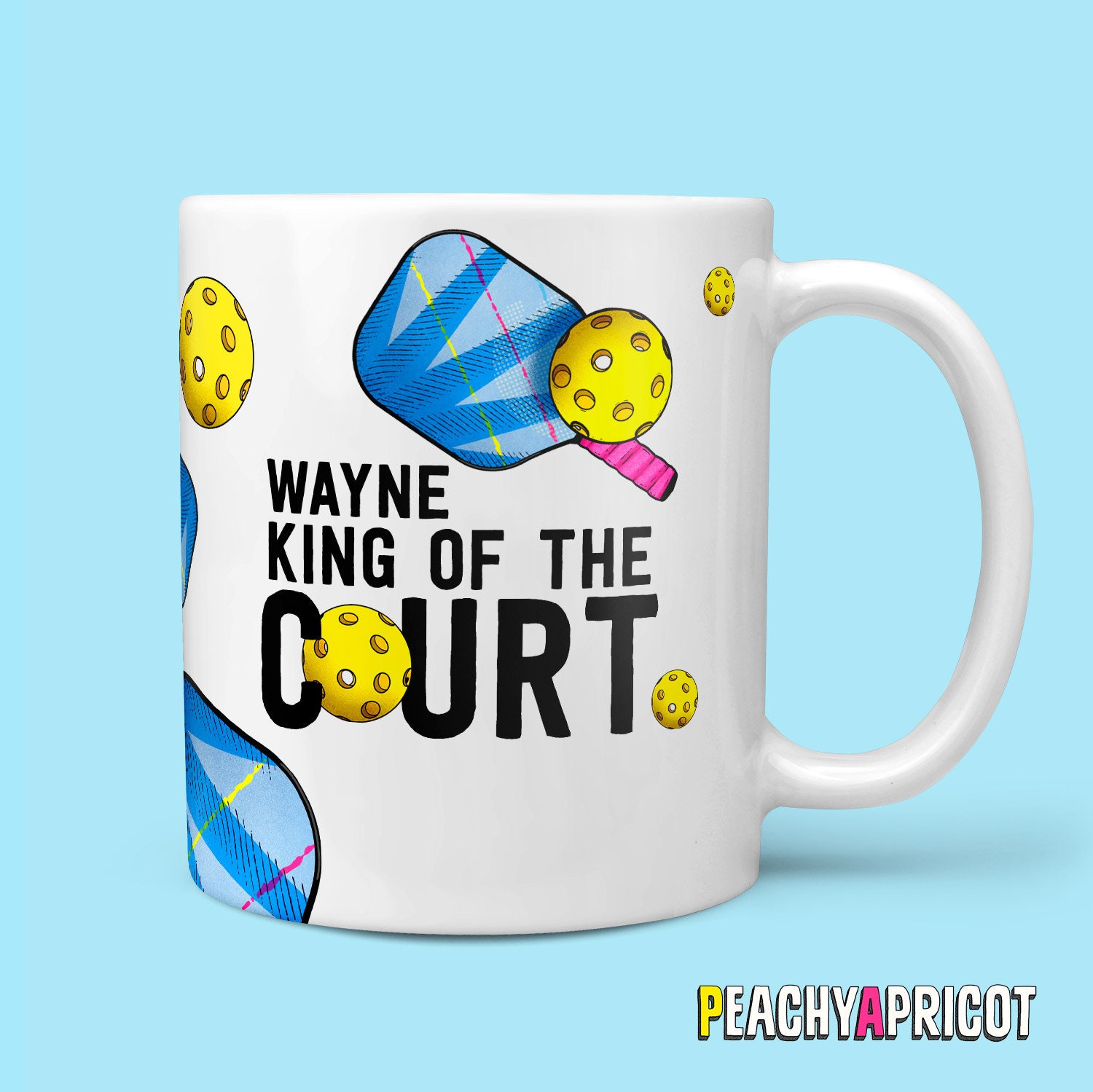 Personalized Pickleball Mug Custom Pickleball Coffee Mug - Etsy