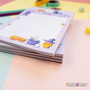 Spooky Halloween Notepad | Memo Pads | Cute Stationery Gifts | Kawaii ...