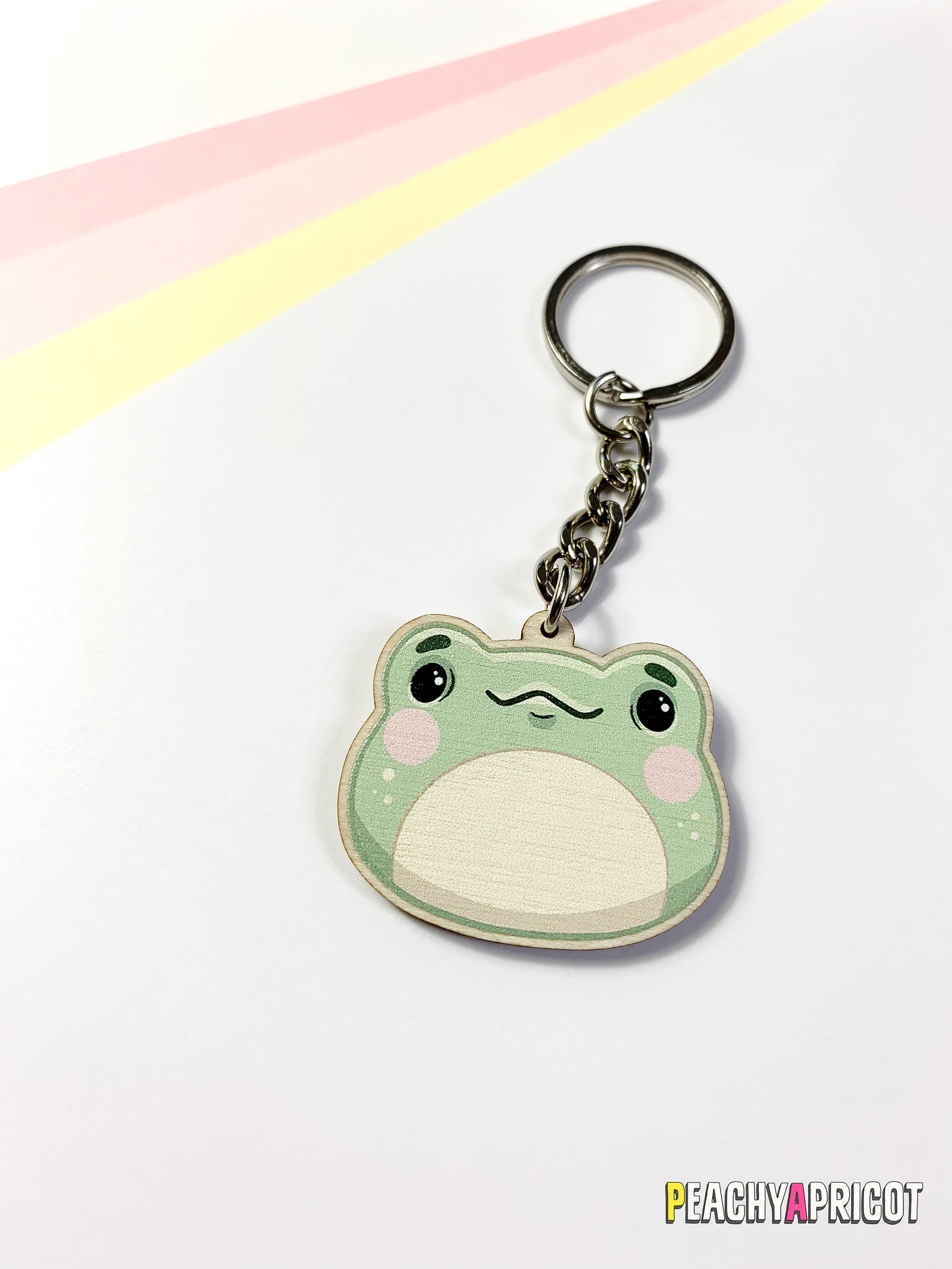 Cute Frog Keychain Frog Charm Kawaii Keychain Frog Gifts - Etsy