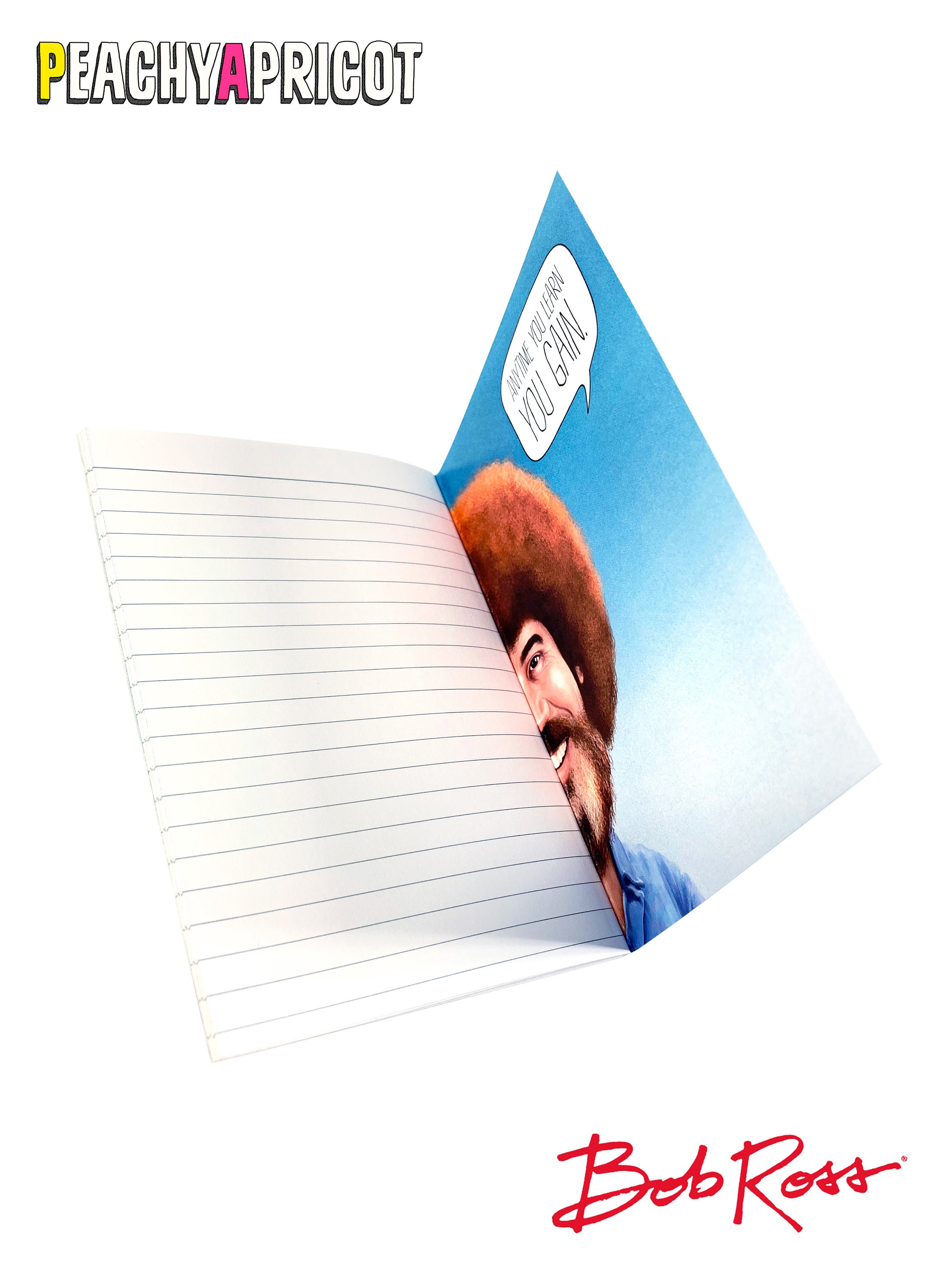 Bob Ross Small Recycled Notebook Set Bob Ross Stationary | Etsy