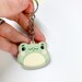 Cute Frog Keychain, Frog Charm, Kawaii Keychain, Frog Gifts - Etsy