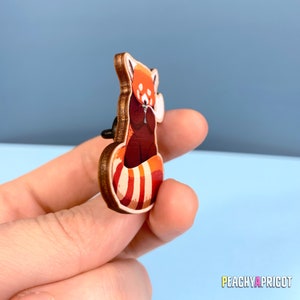 Red Panda Pin | Cute Red Panda Gifts | Animal Pin | Brooch | Badge ...