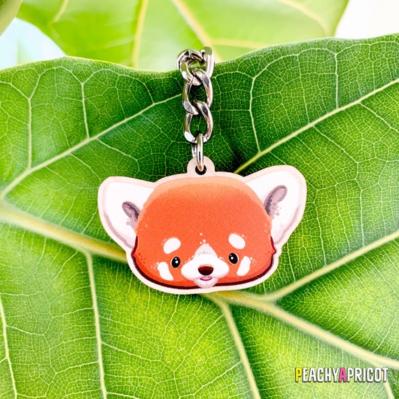 Cute Red Panda Keychain Red Panda Gifts Red Panda | Etsy