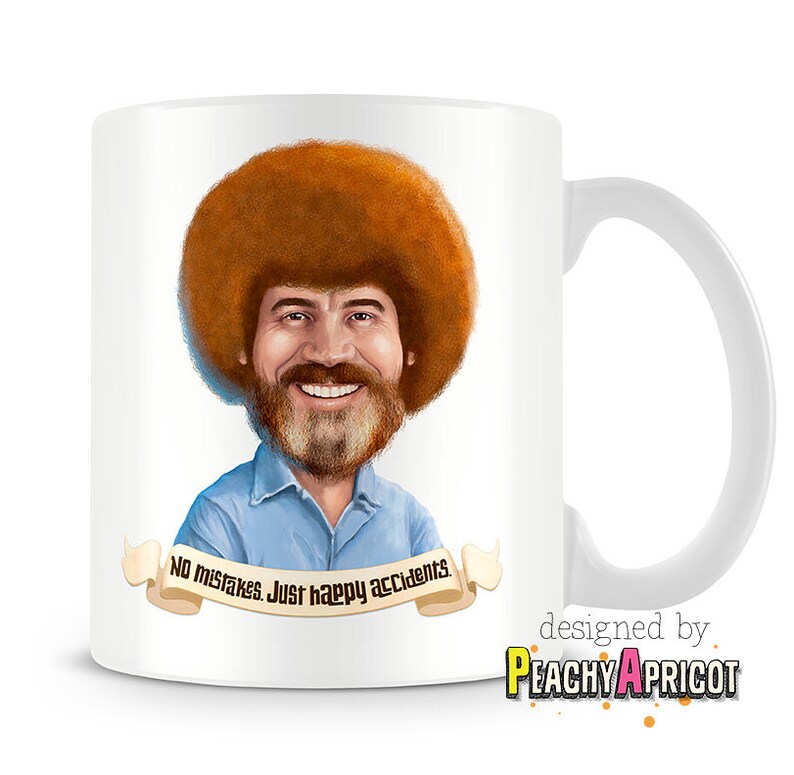 Bob Ross Mug Always Sleep Better Bob Ross Quotes Coffee Cup - Etsy